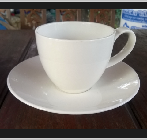 แก้วกาแฟ 200cc. ทรงสูงปากบาน | | เซรามิกครบครัน ราคาโรงงาน
